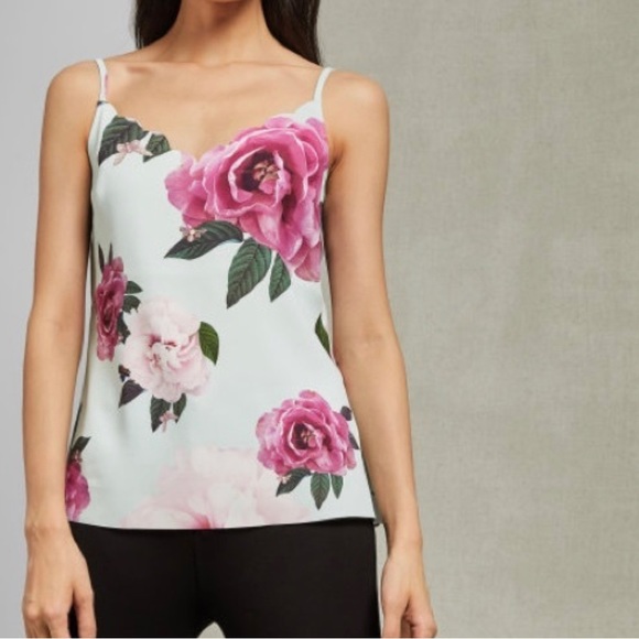 Ted Baker London | Tops | Ted Baker Riina Magnificent Rose Cami Sz ...